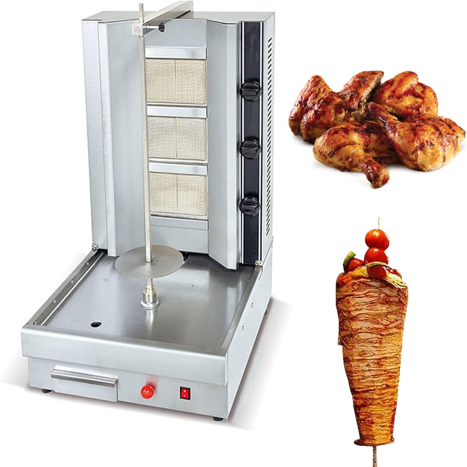 Kebab Machine Gas Vertical Grill Smokeless Barbecue Grill Stoves ...