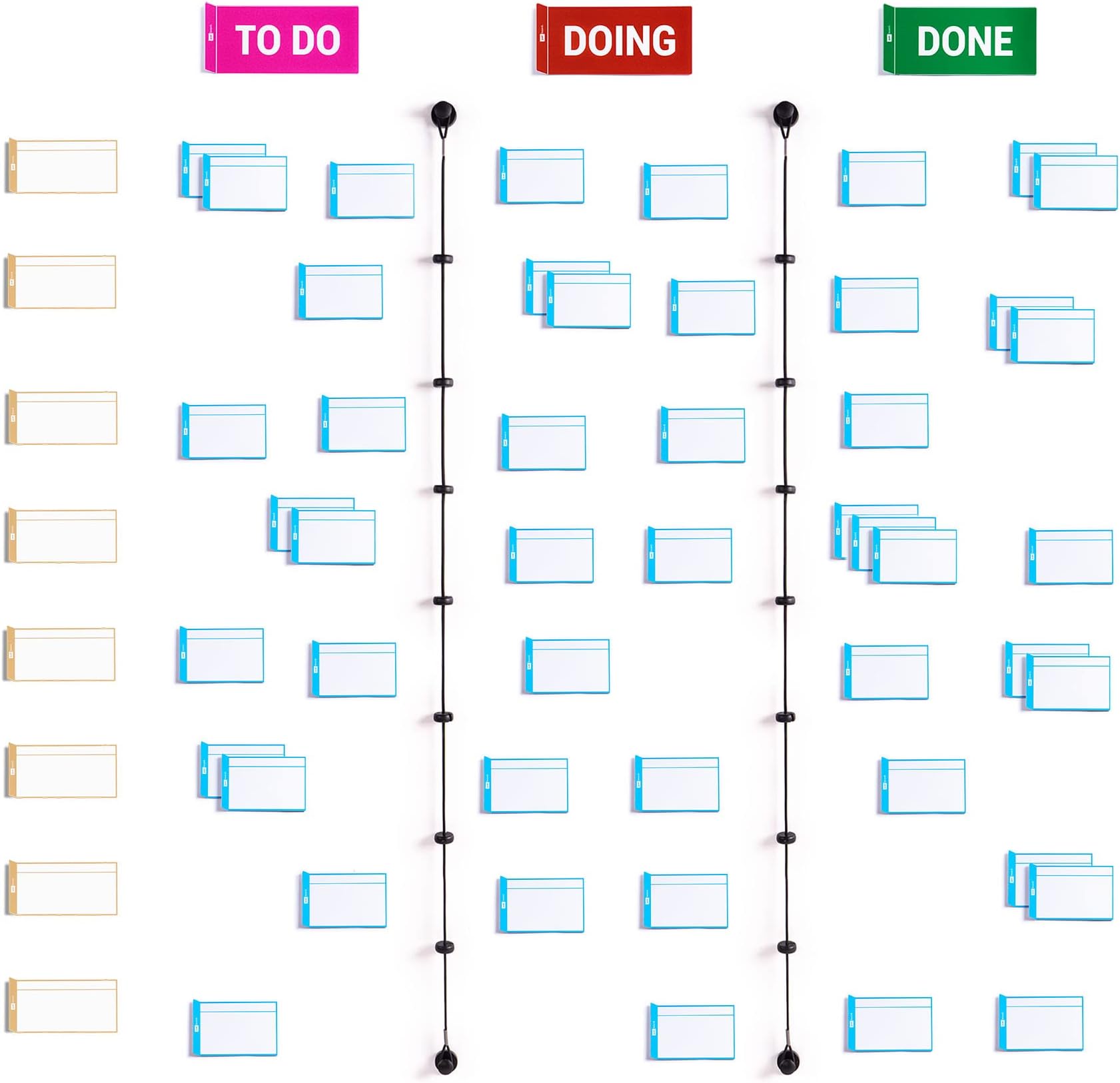 Amazon.com: PATboard Scrum Board and Kanban Board IMPEDIMENTcards - Set ...