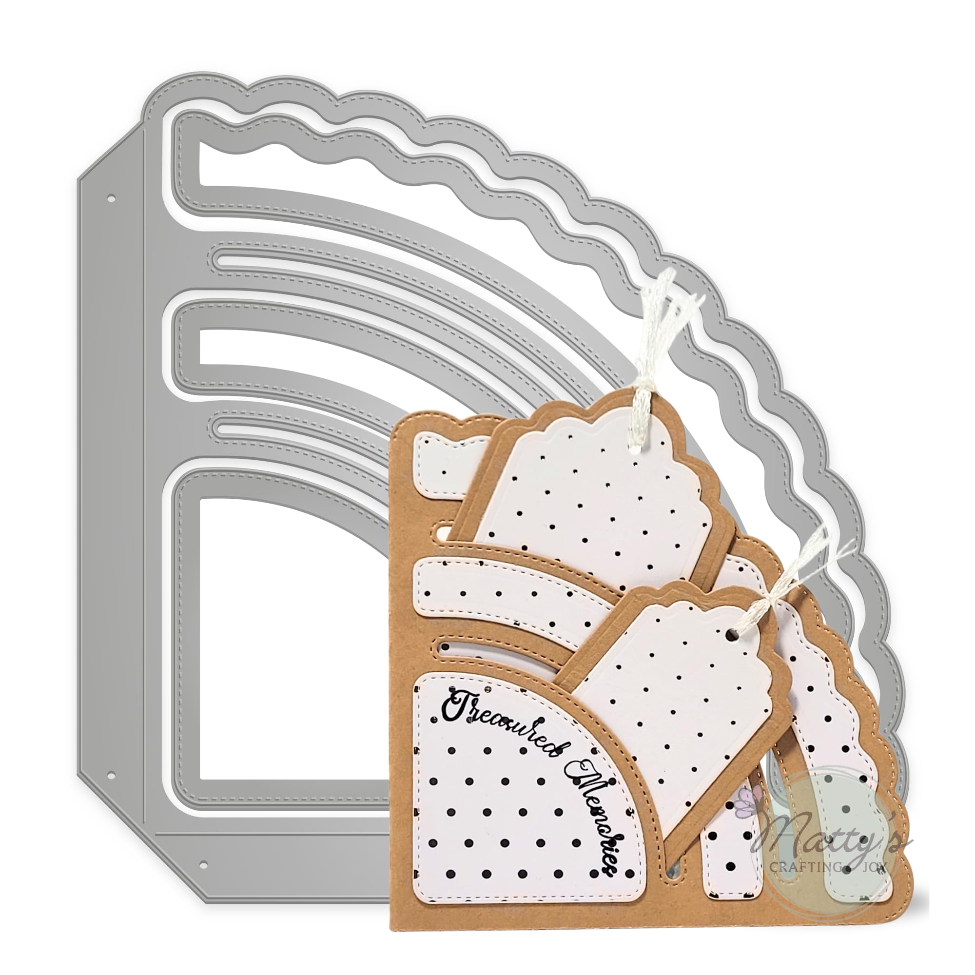 Amazon.com : Matty’s Crafting Joy Stitched Slotted Corner Pocket Die ...