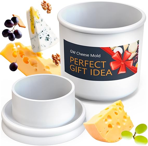 Amazon.com: Grand Way Cheese Mold with a Follower Press – Cheese Making ...