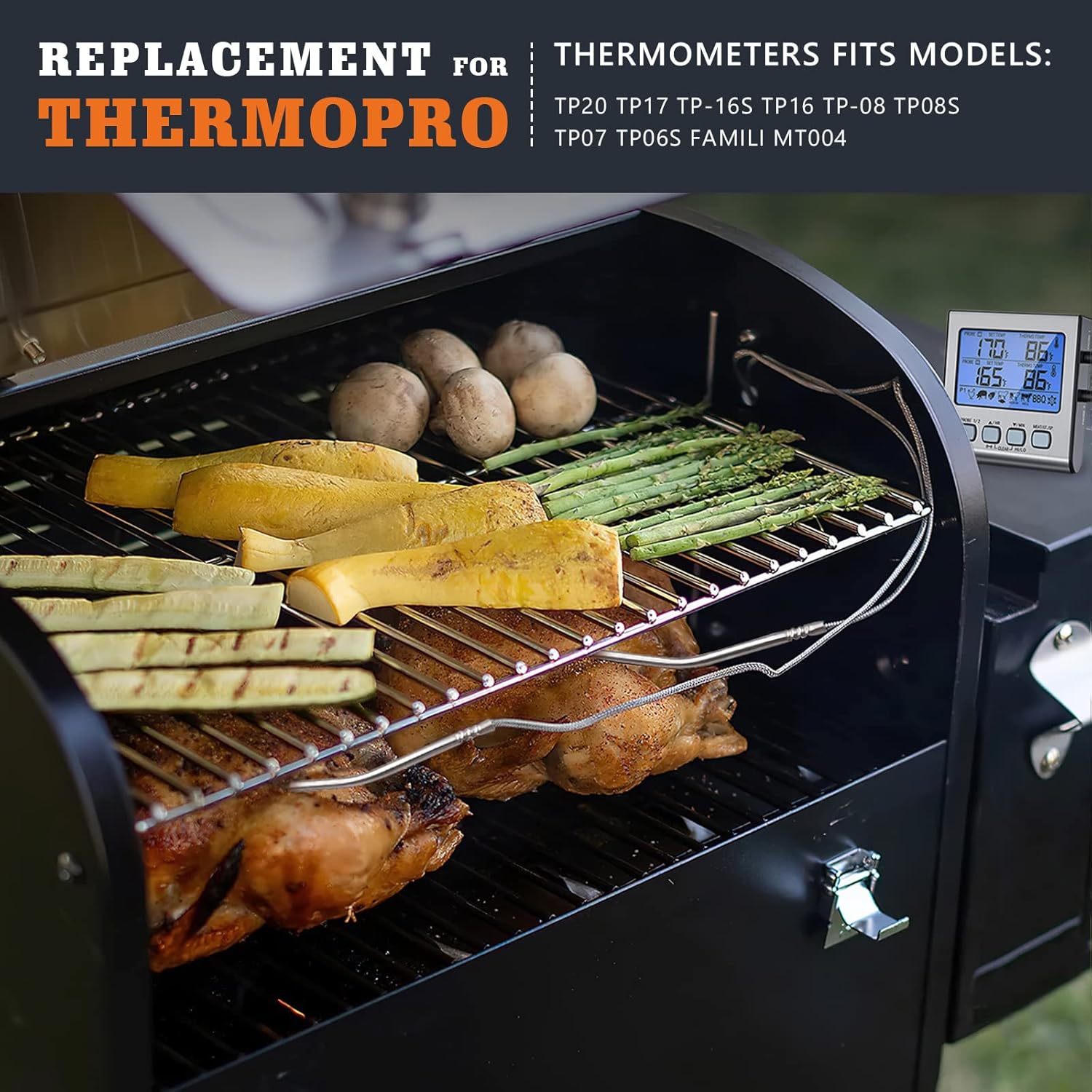 Review Meat Thermometer Probe Replacement for Thermopro Thermometers ...