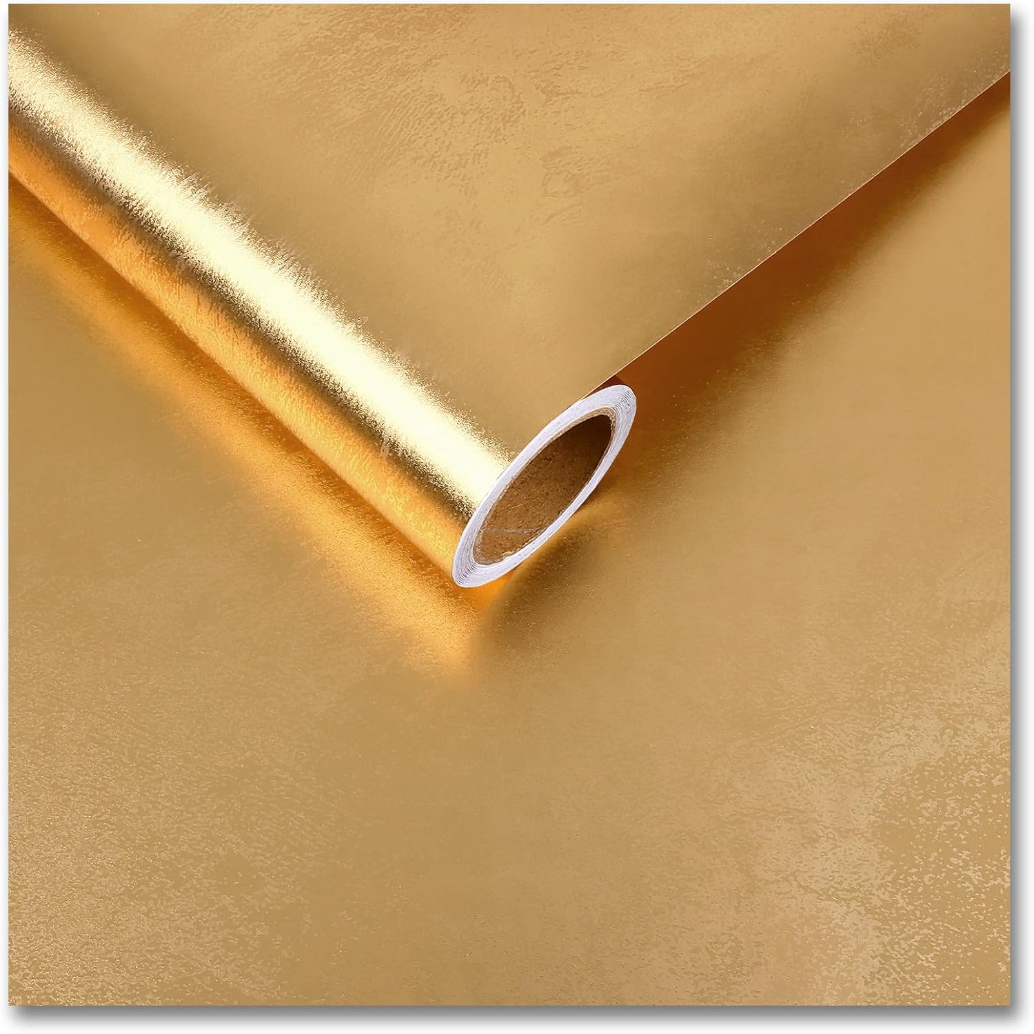 CRE8TIVE Gold Peel and Stick Wallpaper Metallic Gold Contact Paper for ...