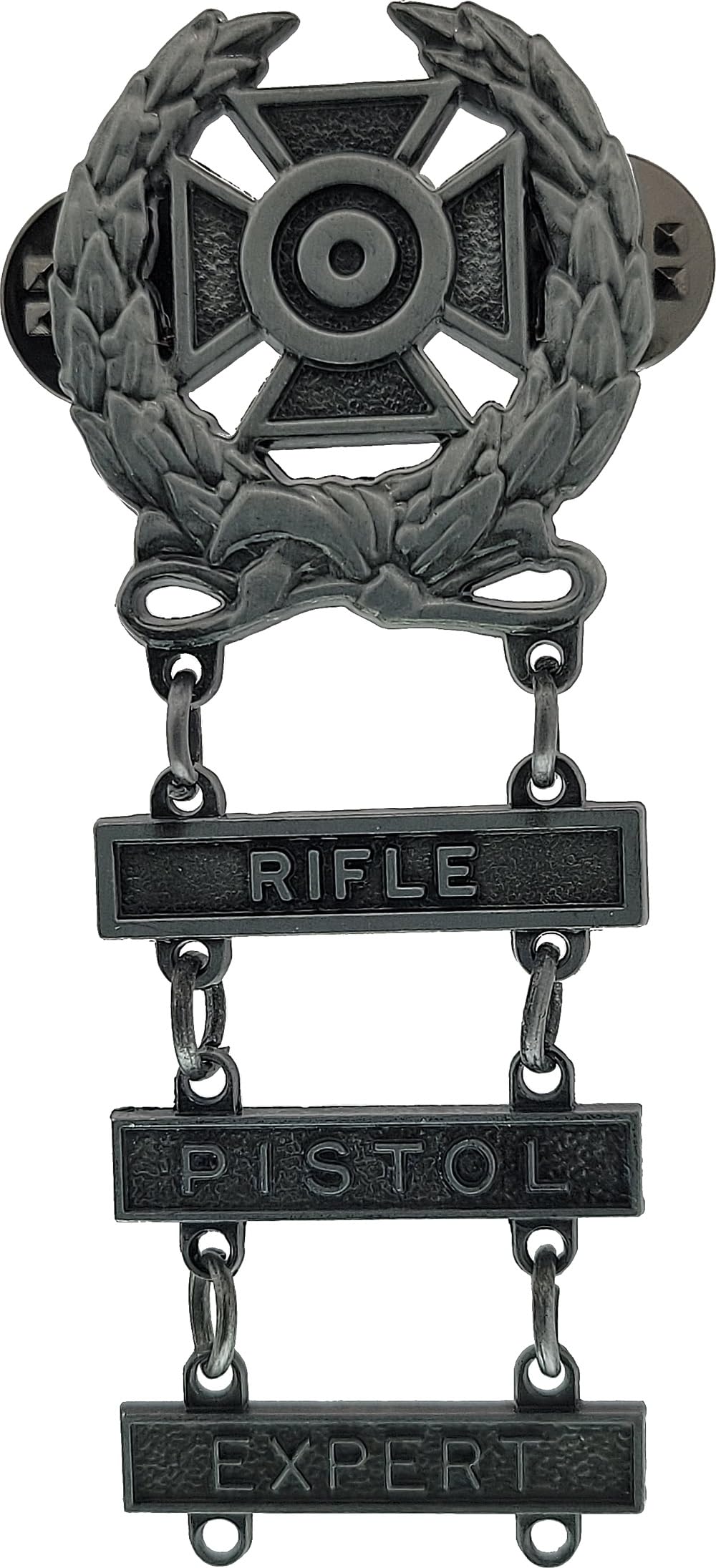 Amazon.com: US ARMY Expert Shooting Badge Oxidized Rifle // Pistol ...