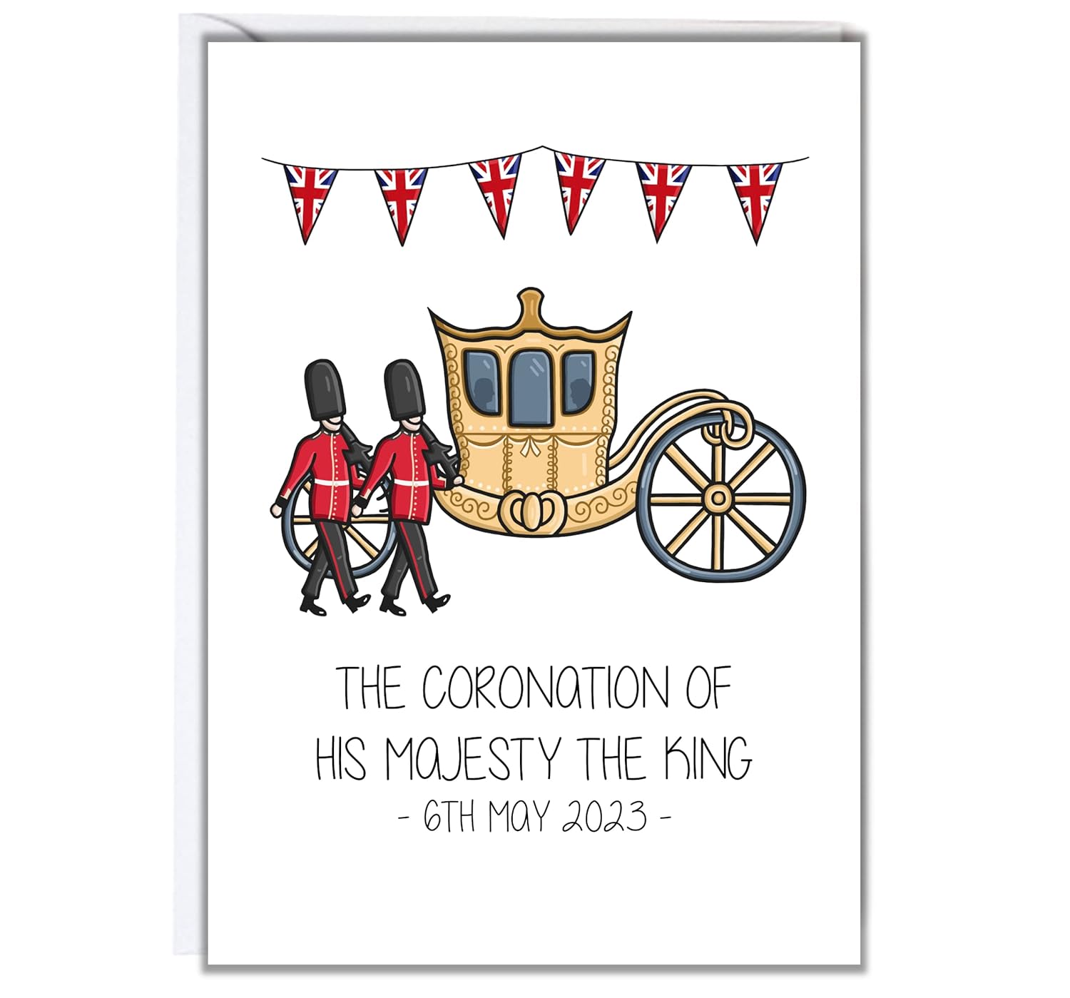 King Charles III Coronation Card - King Coronation Card - Coronation ...