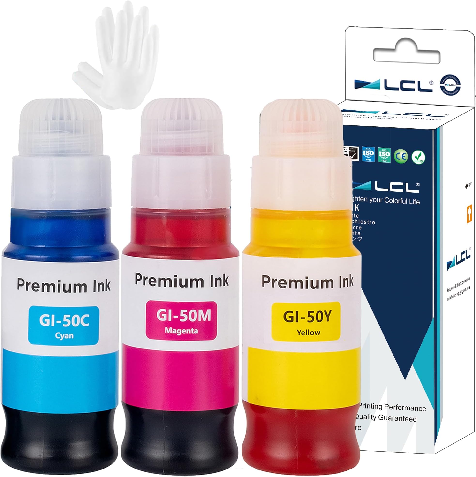 LCL Compatible Ink bottle Compatible for Canon 50 GI-50 GI50 Ink Bottle ...