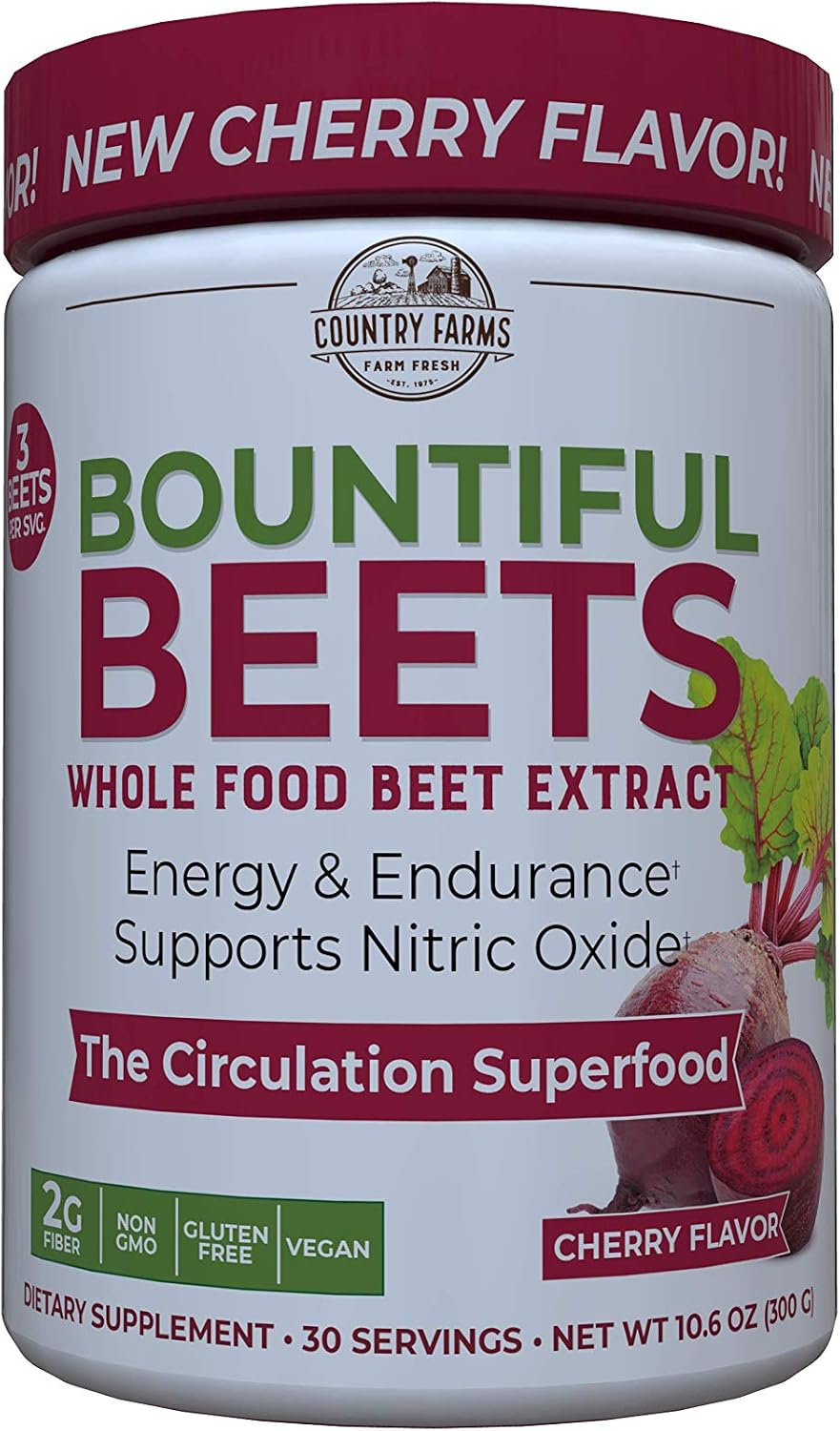 Amazon.com: COUNTRY FARMS Bountiful Wholefood Beets Extract Circulation ...