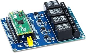Amazon.com: Raspberry Pi Pico Board with Raspberry Pi Pico Relay Board, Multi-Purpose Relay ...