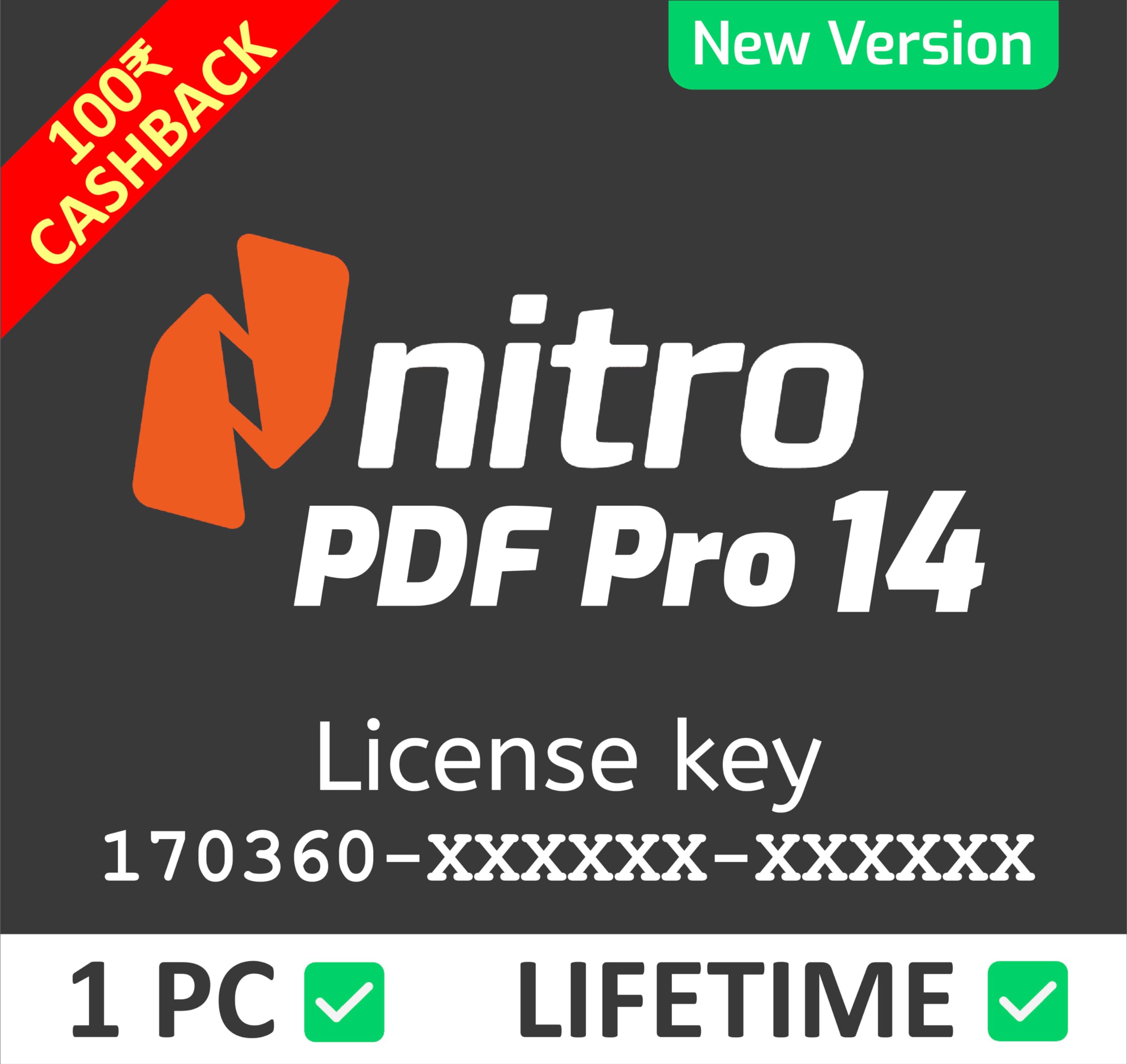 Nitro Pdf Pro 14 Oem License Key 1 Pc Lifetime | Desertcart OMAN