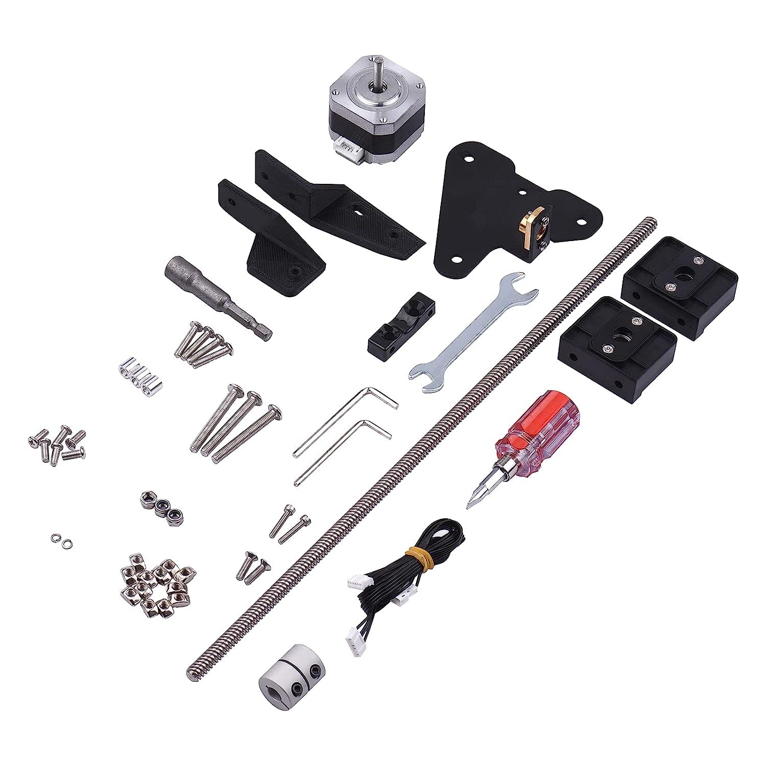 Dual Z Axis Lead Screw Upgrade Kit 4234 Stepper Motor 365mm T8 Lead ...