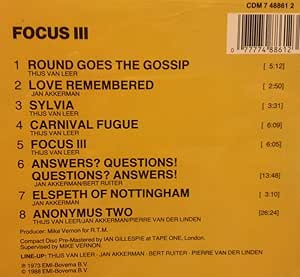 Amazon.co.jp: Focus III: ミュージック