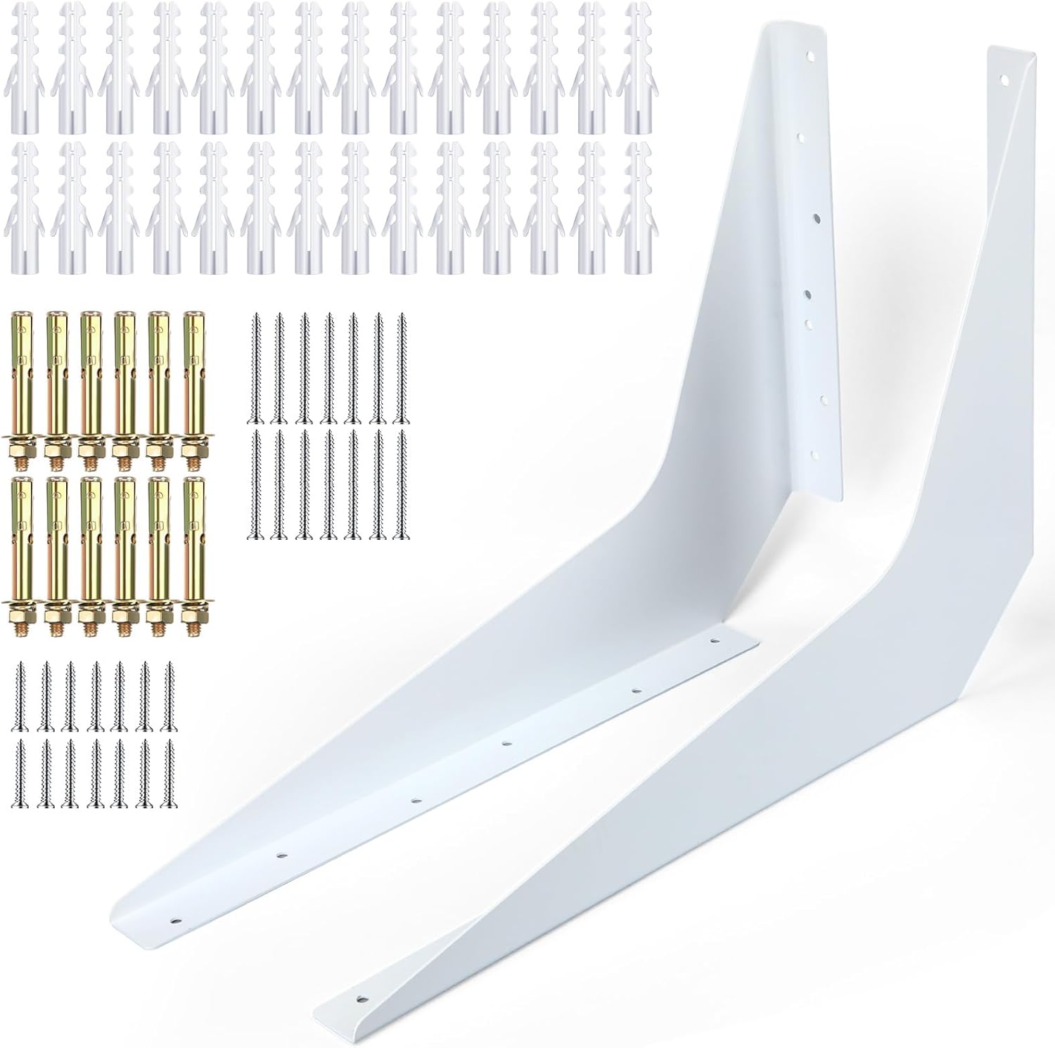 Amazon.com: Blulu One Pair Heavy Duty Commercial Bracket, Countertop ...