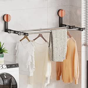 Amazon.com: GJUPIUDNA Non-Perforated Suction Cups, Folding Drying Racks ...