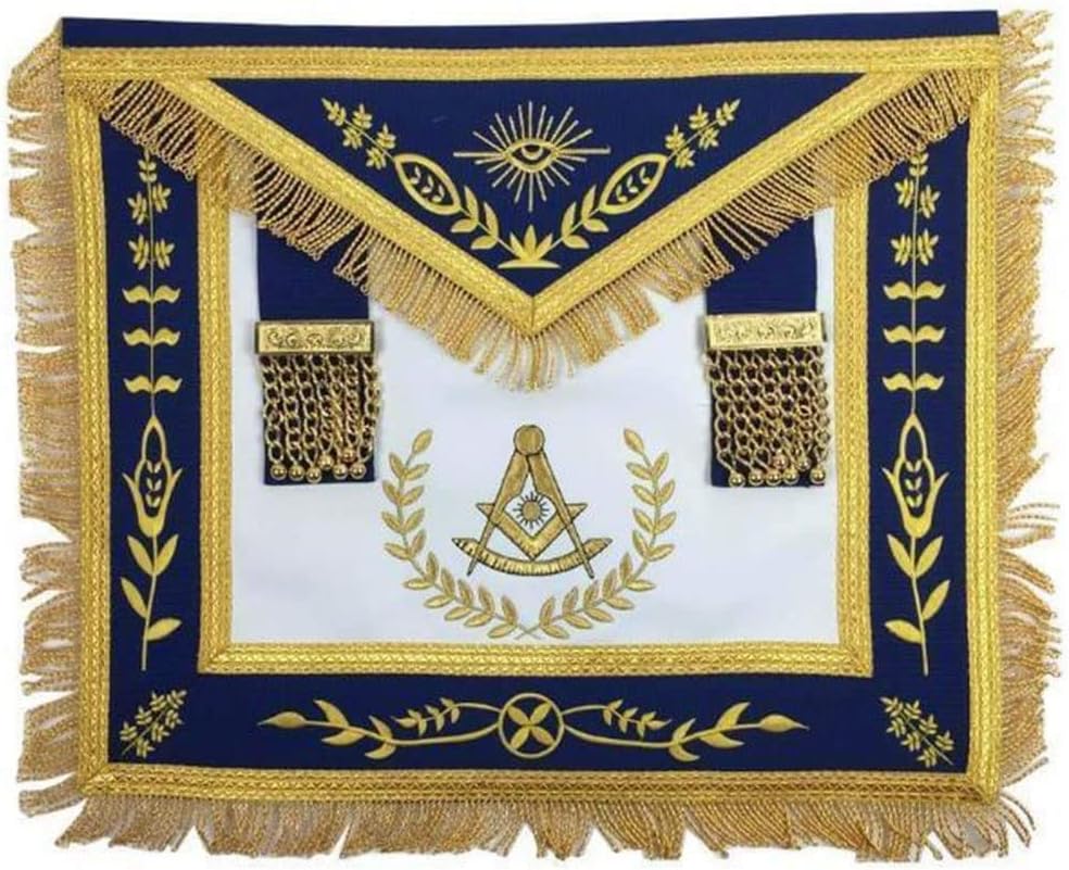 Amazon.com: Masonic Blue Lodge Past Master Gold Machine Embroidery ...