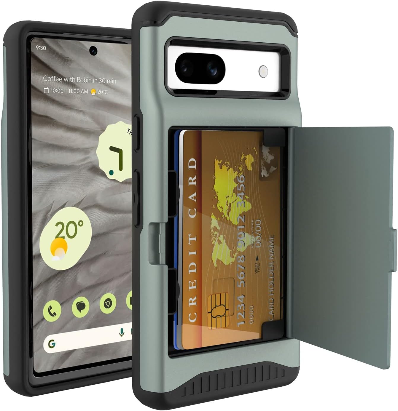 Amazon.com: Raabiko Case Compatible with Google Pixel 7a, Dual Layer ...
