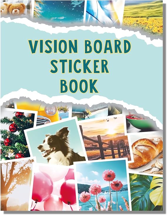 Amazon.com: Sawnfay Vision Board Book - 2026 Vision Board Sticker Book ...