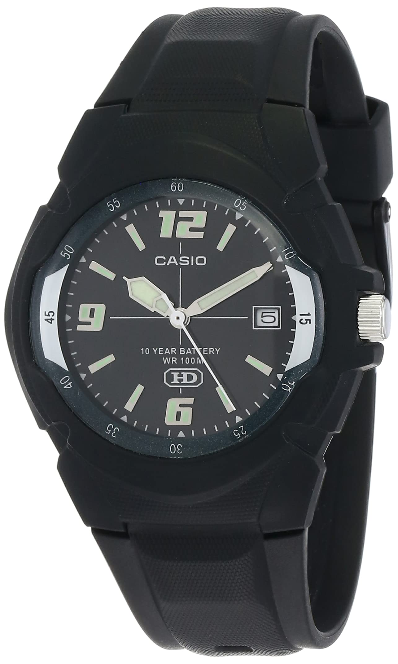 Buy Casio Youth Series Analog Black Dial Men's Watch - MW-600F-1AVDF ...