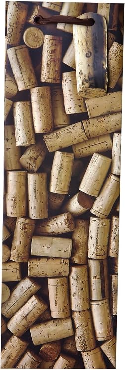 Amazon.com : Jillson Roberts Wine and Bottle Bag, Festival of Corks, 6 ...