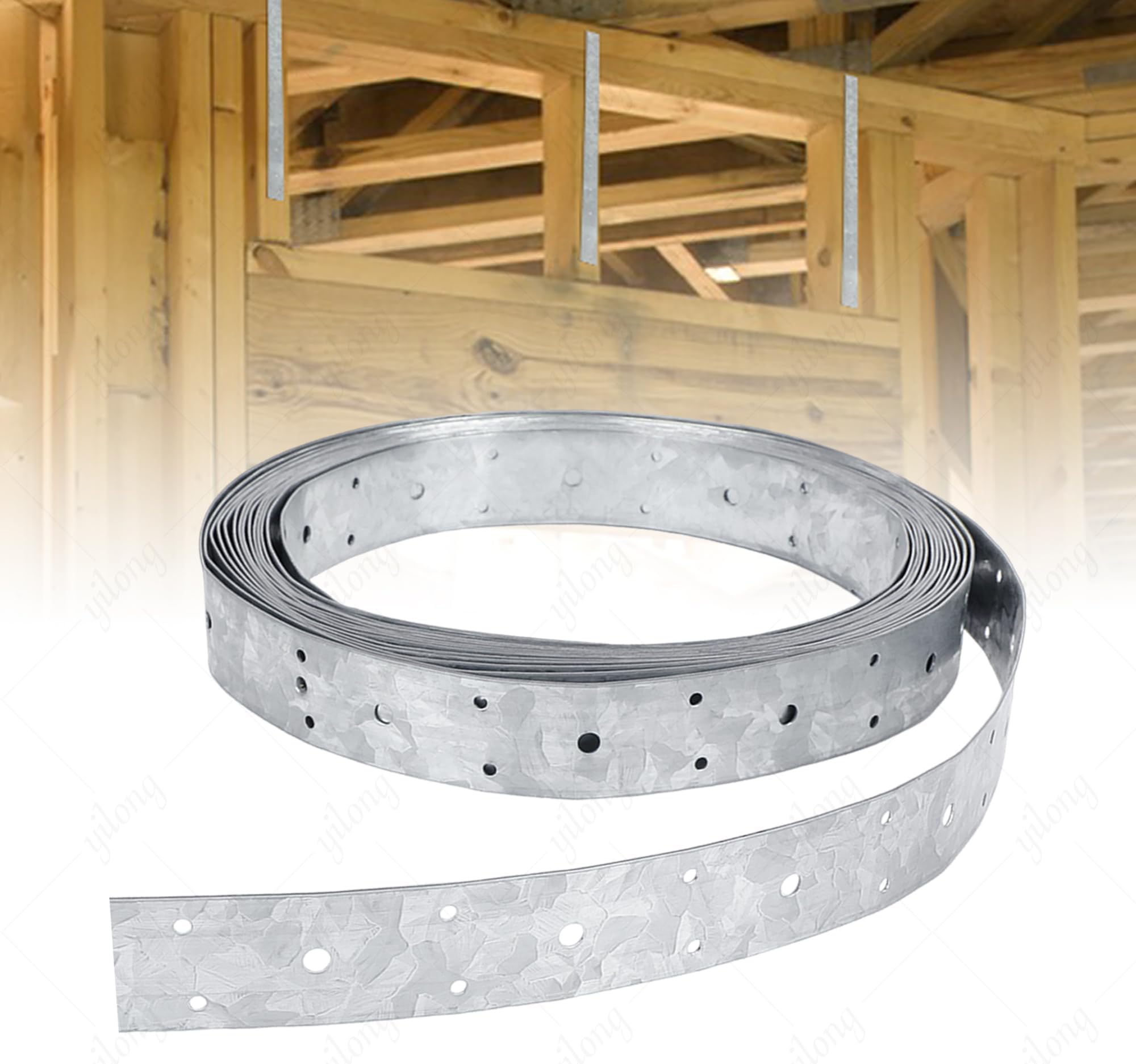 Amazon.com: 3⅛" (80mm) Width x 32 ft Length Steel Tension Tie Strapping ...