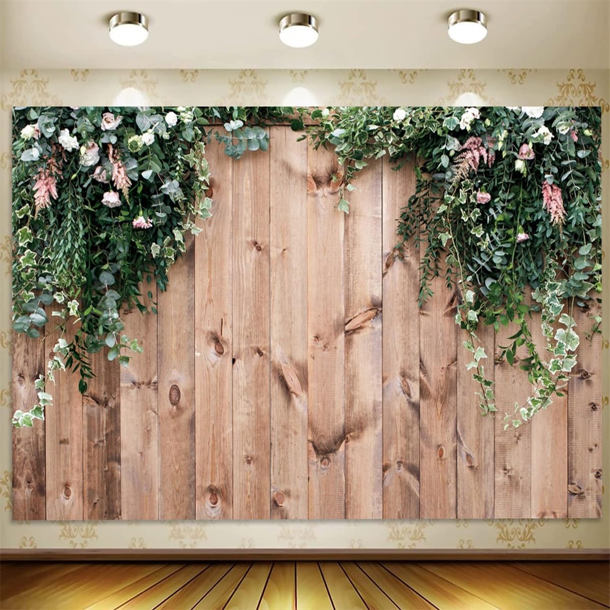 Amazon.com: Rustic Wood Backdrop 8x6ft, Brown Wooden Board Photography ...