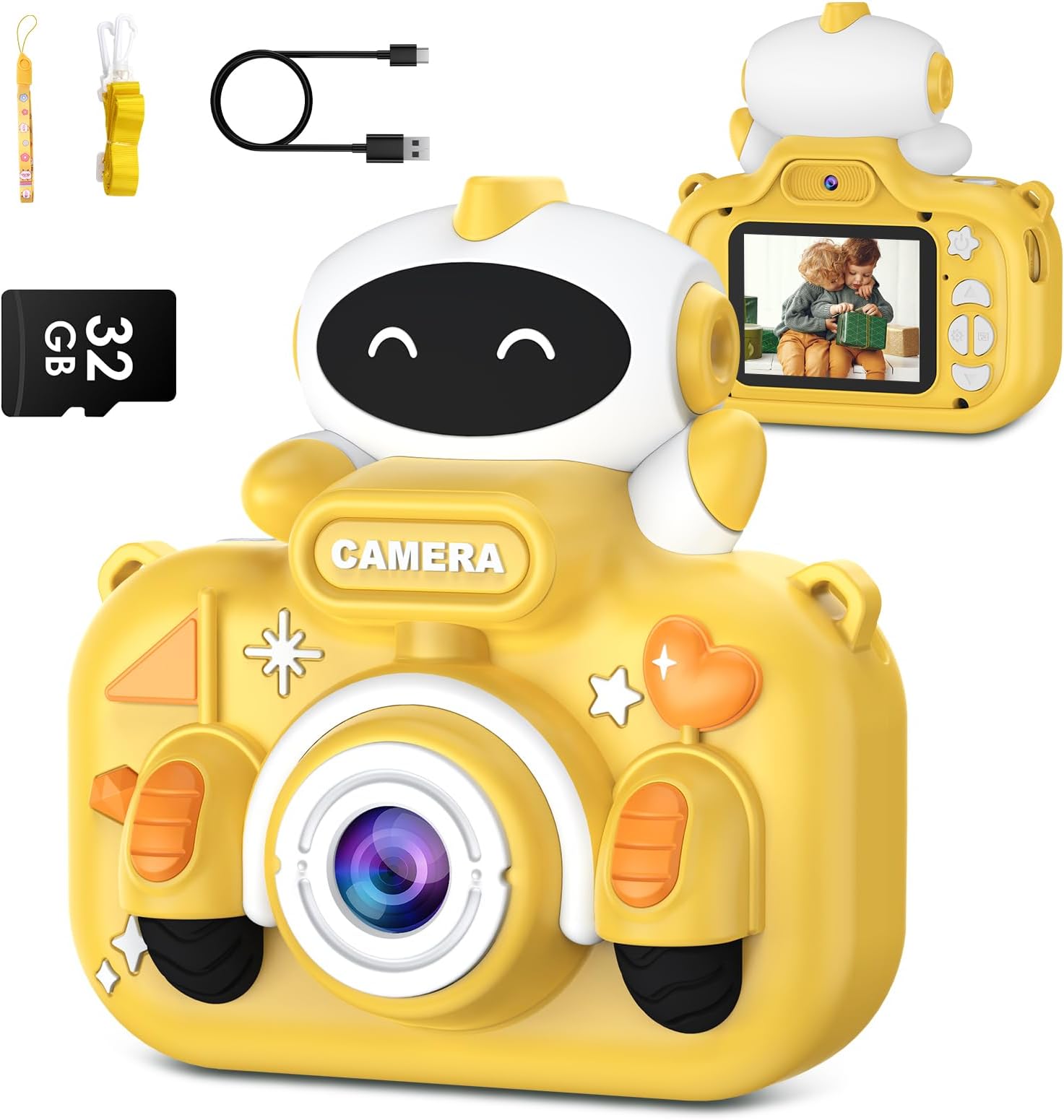 Kids Camera, Gofunly Kids Camera for Girls, 1080P HD 2.0 Inch Screen ...