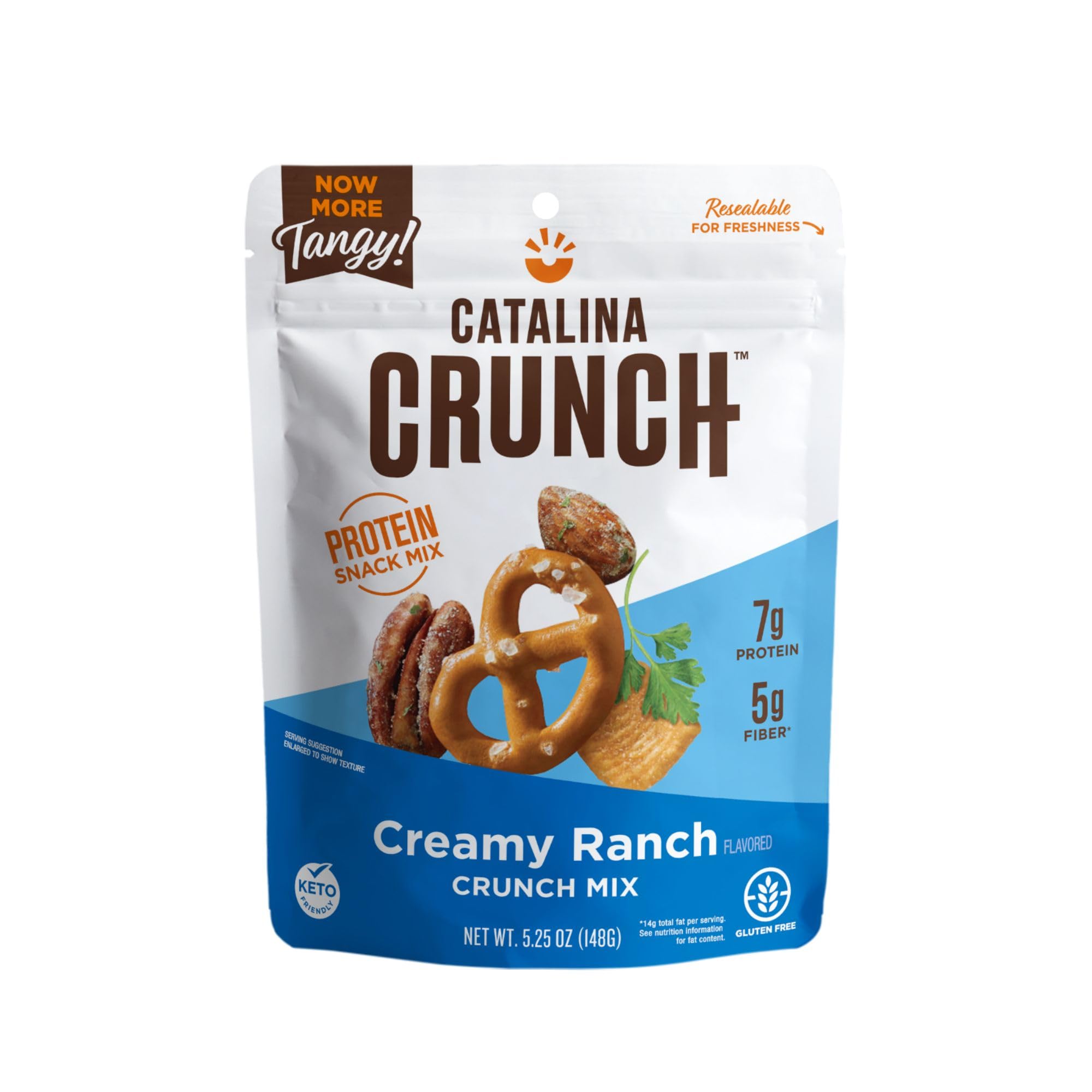 Amazon.com: Catalina Crunch Creamy Ranch Snack Mix, 148 GR