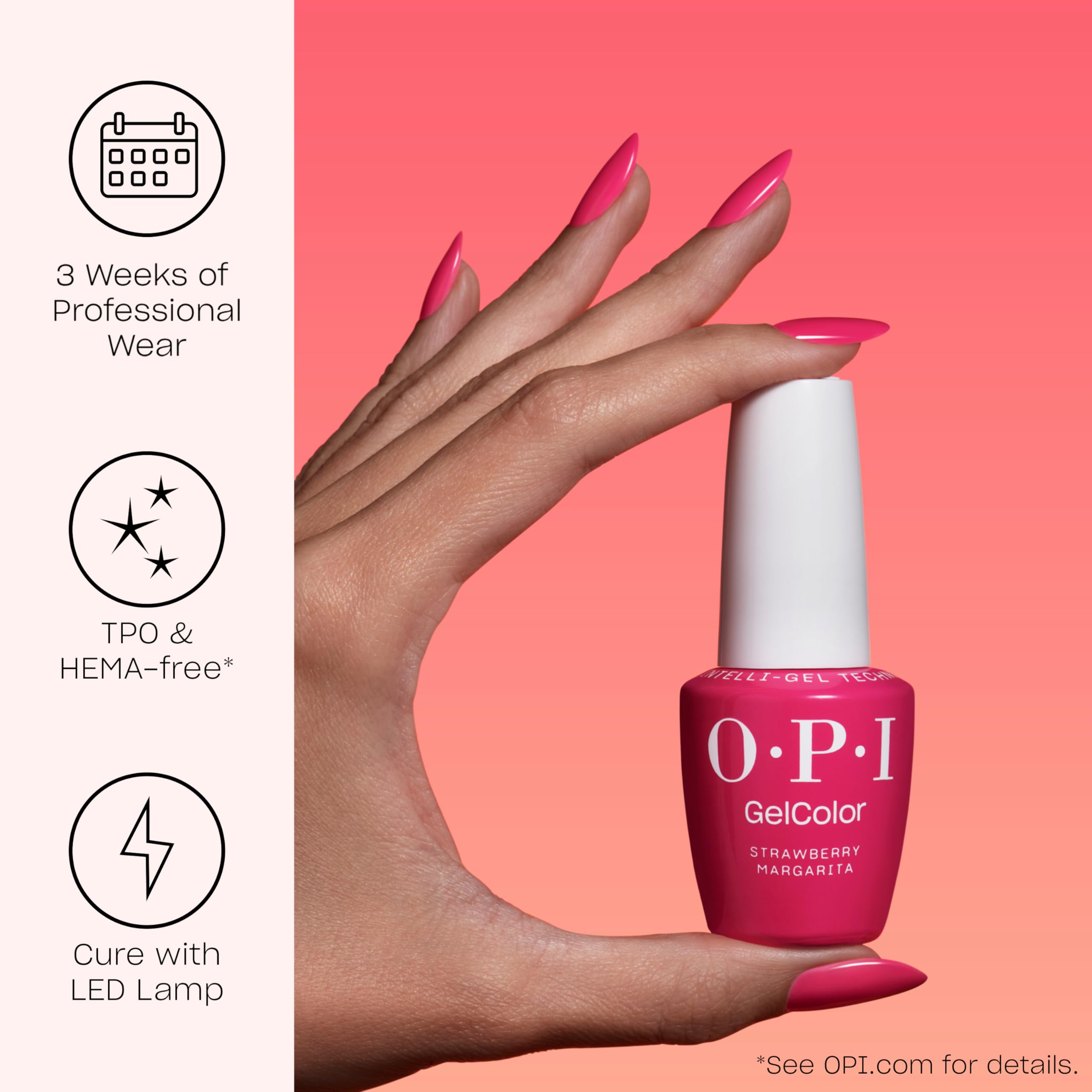Snapklik.com : OPI GelColor Pixel Dust Opaque Light Pink Shimmer LED ...