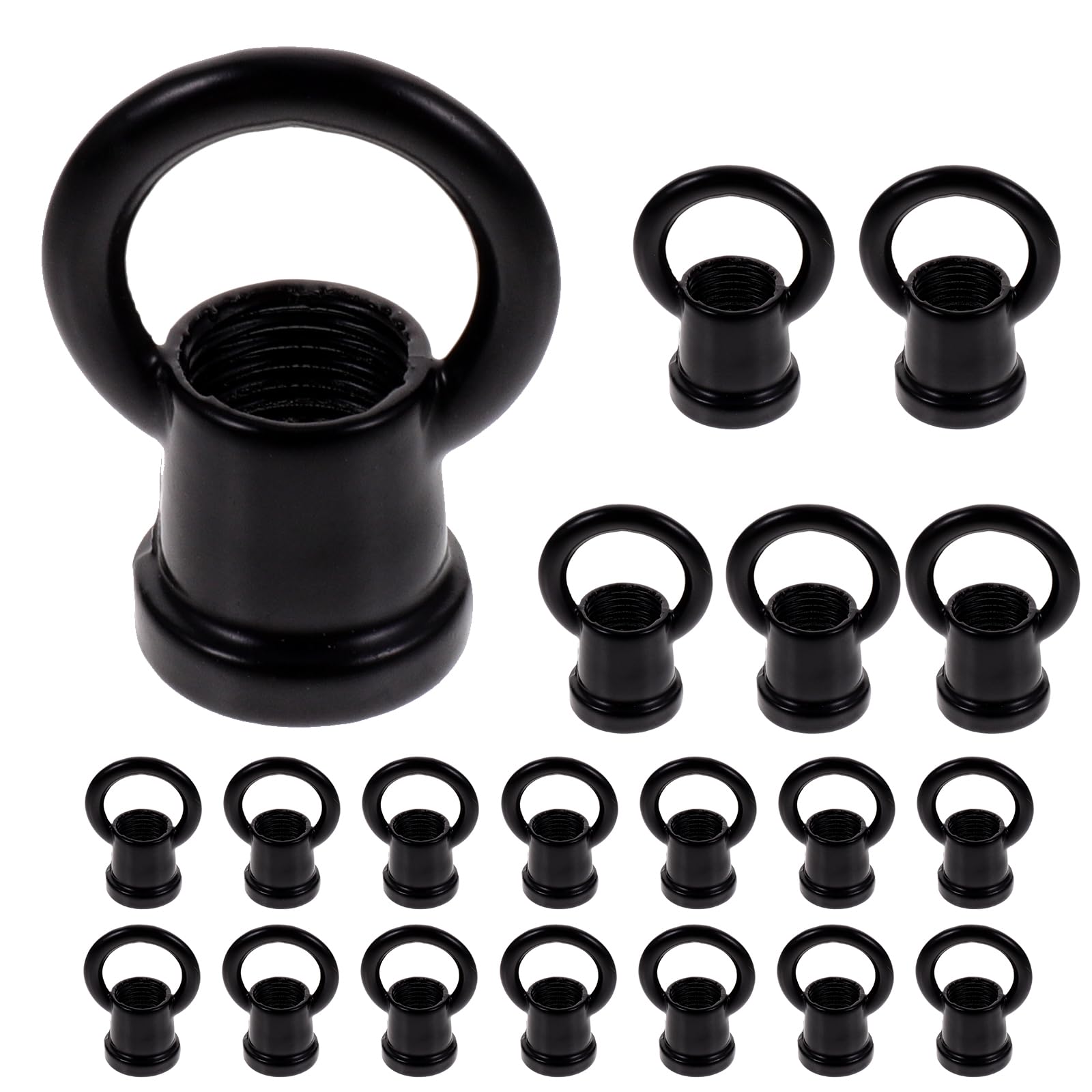 Veemoon 20Pcs Ceiling Lamp Hook Rings Mteal Light Fixture Hook ...