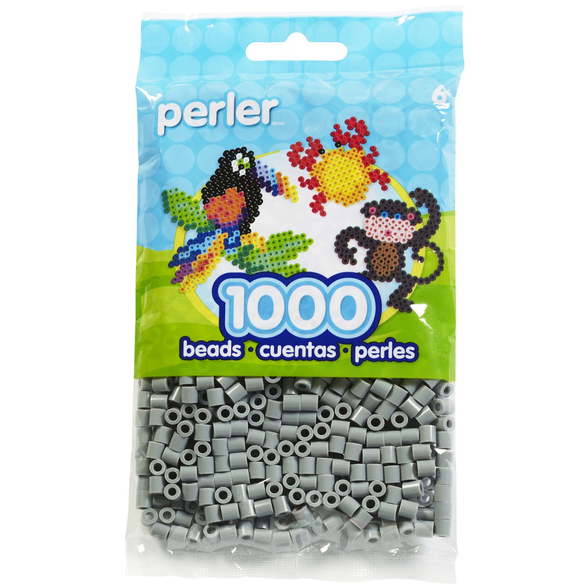 Bulk Buy: Perler Beads 3 Pack 1,000 Count Grey : Amazon.co.uk: Toys & Games