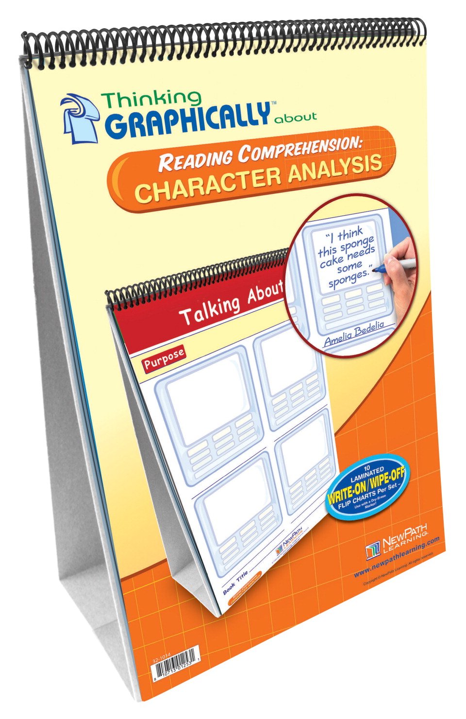 NewPath Learning Thinking Graphically About Reading Comprehension Vocabulary Flip Chart Set ...