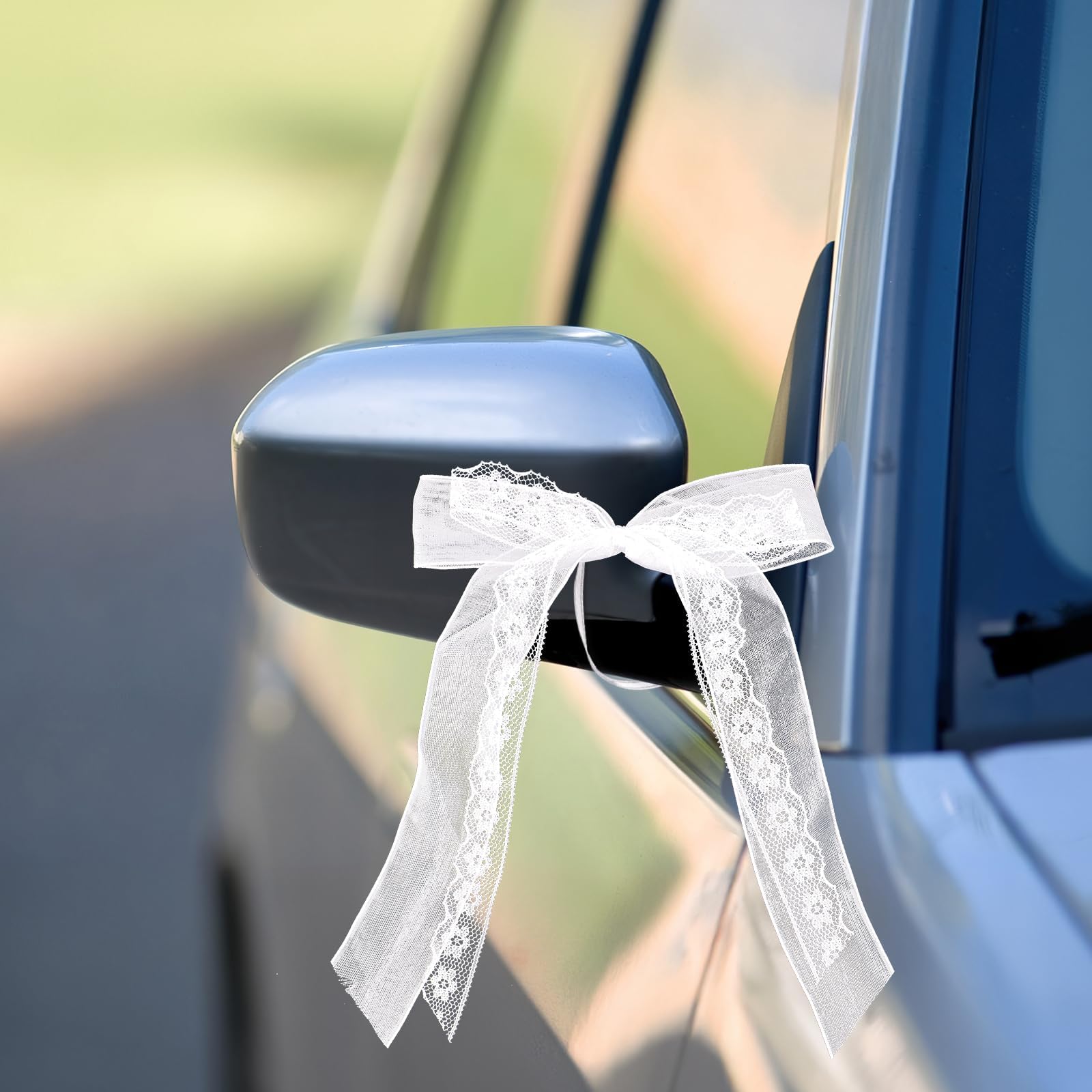 Schleifen Hochzeit Auto Gaste
