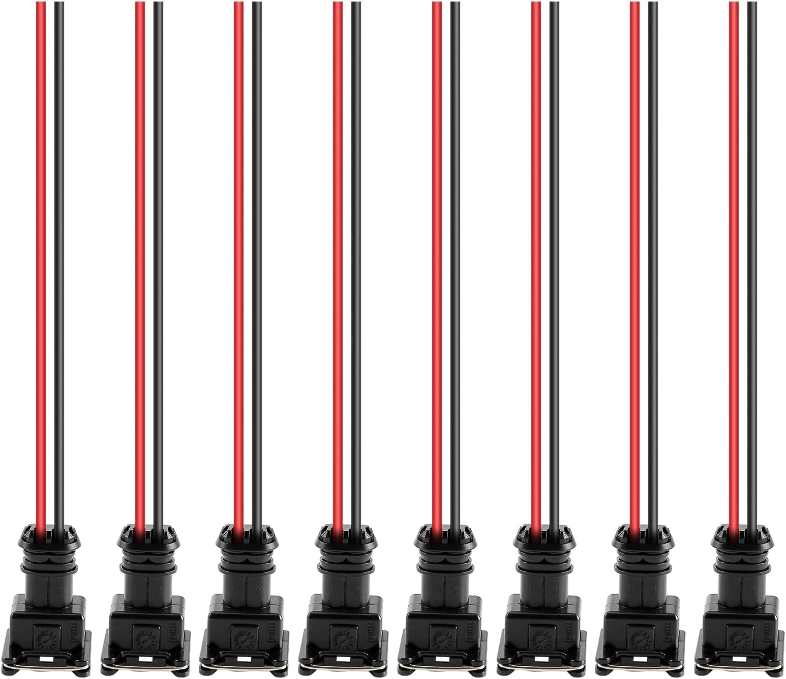 Amazon.com: zipelo 2 Pcs Fuel Injector Connector, EV6 Plug Wire Harness ...