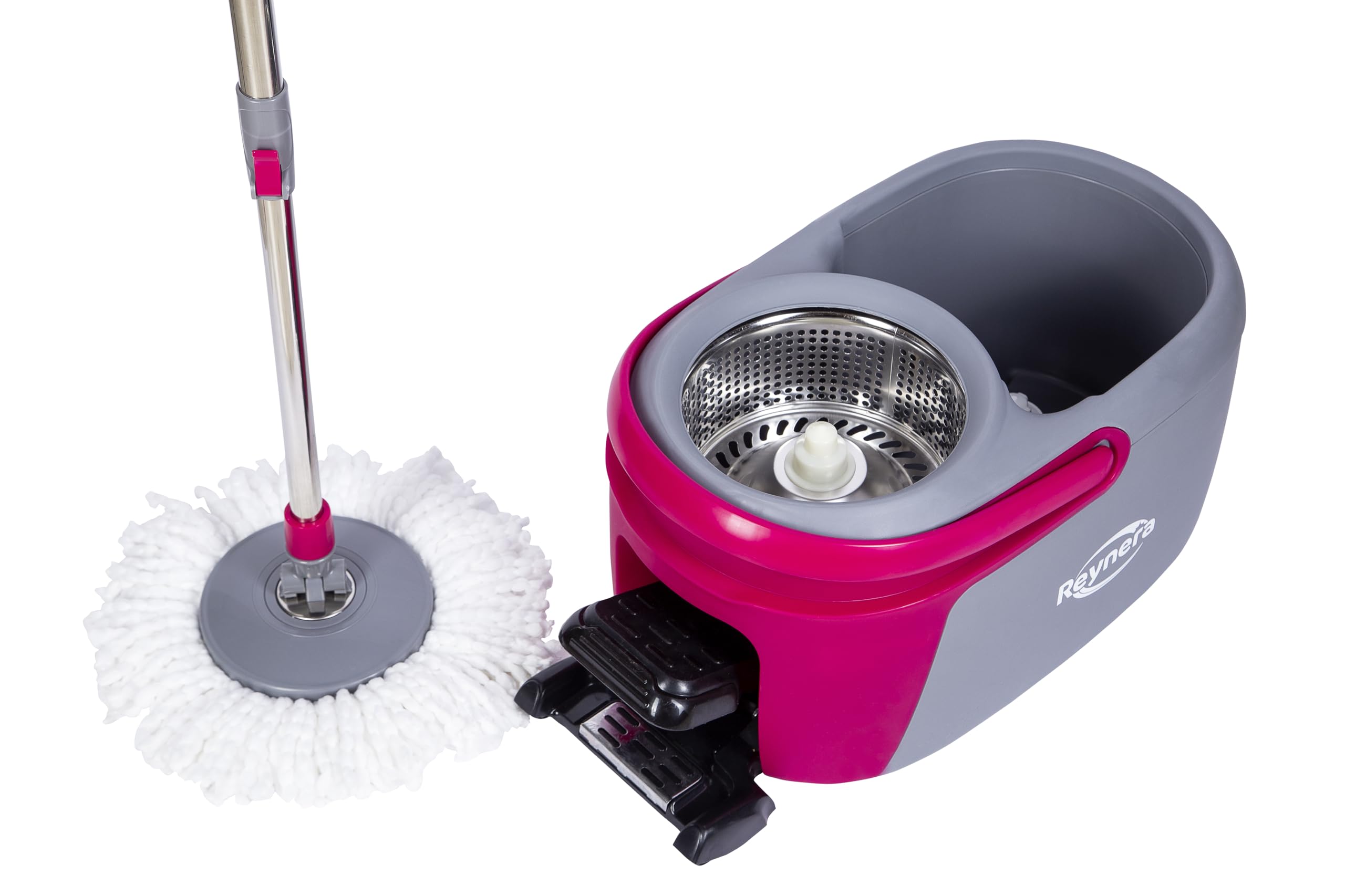 REYNERA Gira Mop: Trapeador de Microfibra con Cubeta y Pedal - Sistema ...
