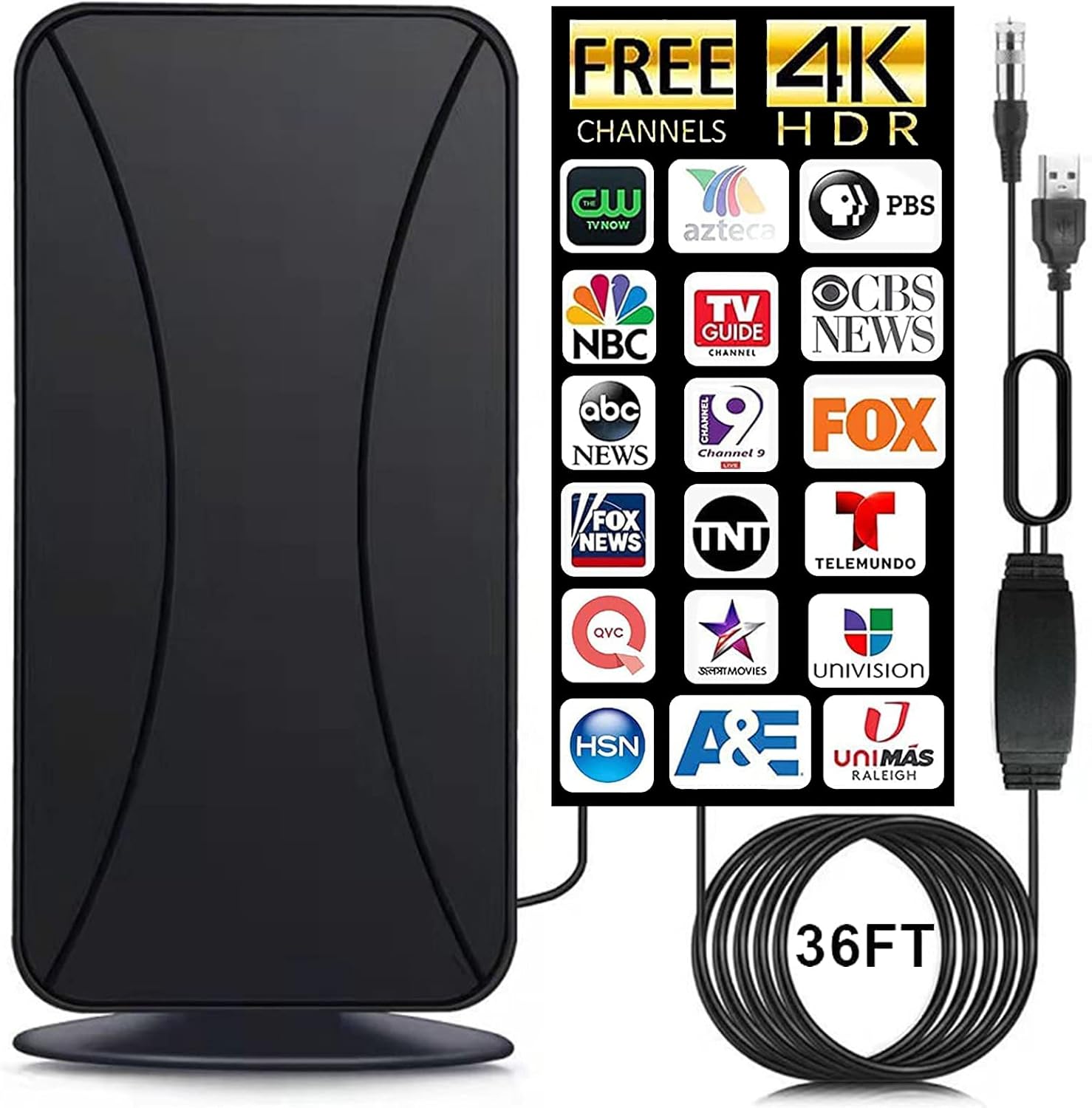 Amazon.com: 2025 TV Antenna - Amplified HD Digital TV Antenna Indoor ...