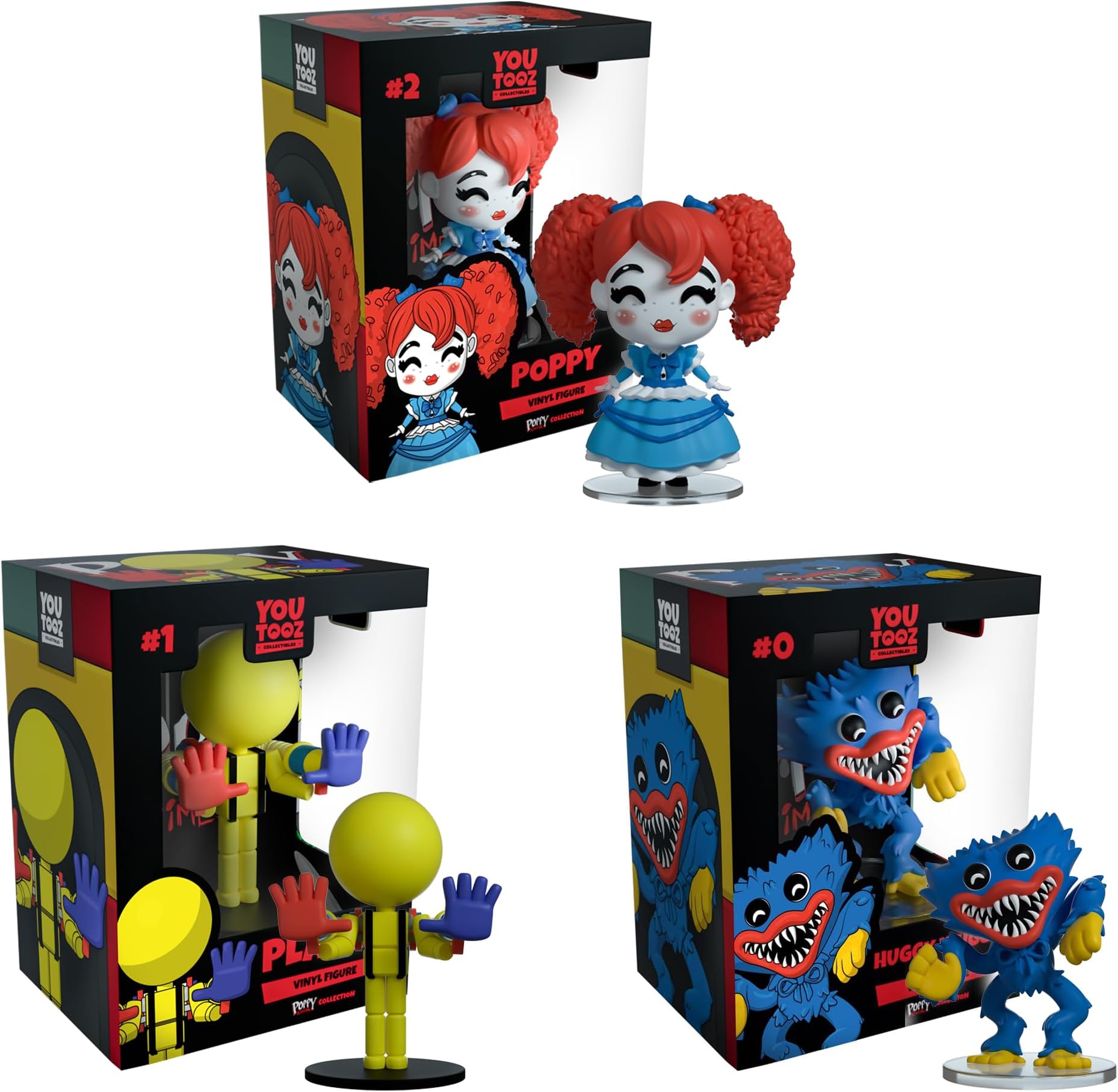 Amazon.com: Poppy Playtime Youtooz Collection: Poppy, Huggy Wuggy, and ...