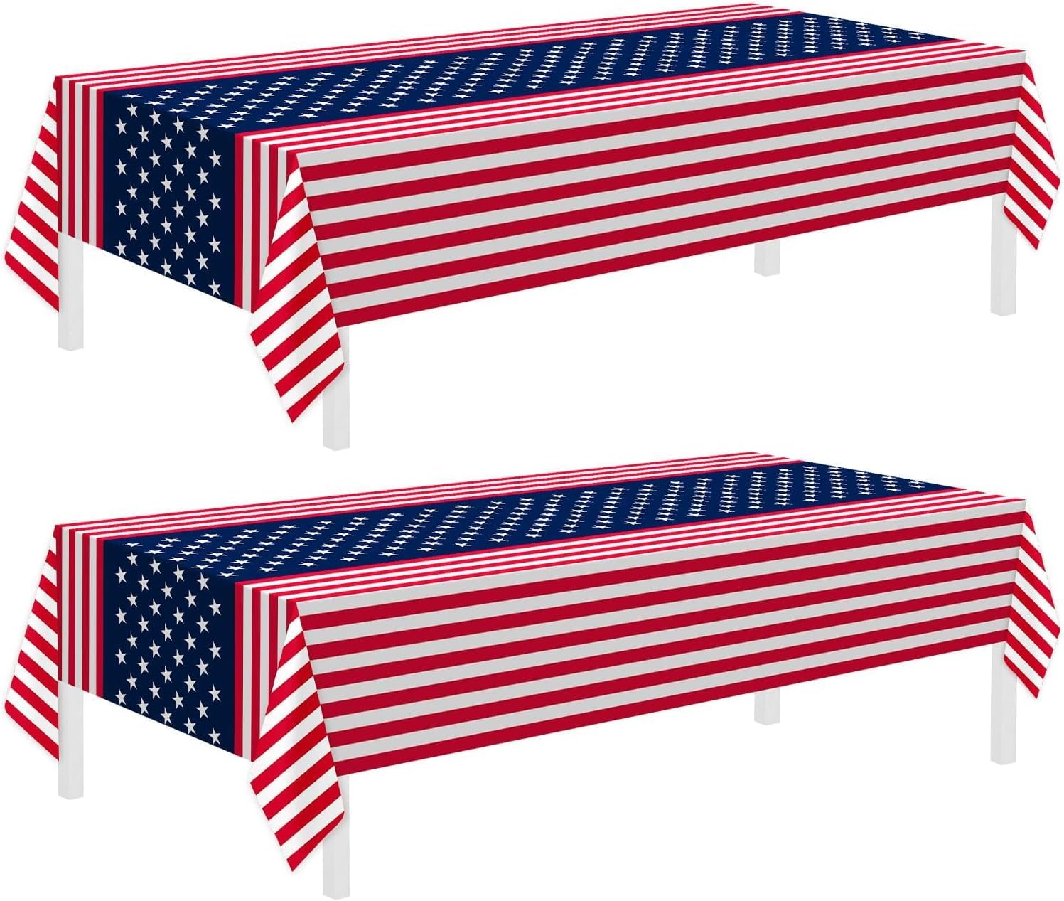 Amazon.com: Fun Express Patriotic Red Plastic 100ft Tablecloth Roll ...