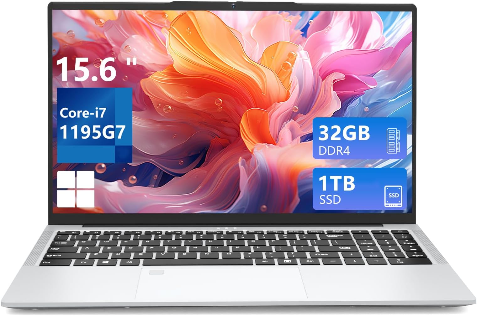 Amazon.com: KurieTim Laptop Computer 15.6 Inch, Gaming Laptops with ...