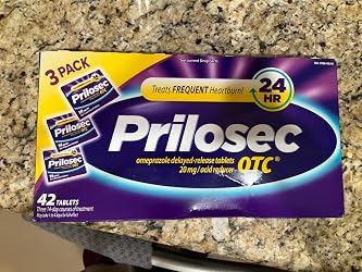 Amazon.com: Prilosec 20.6 mg OTC, 42 Tablets (Pack of 3) : Health ...