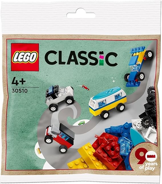 Amazon.com: Lego 30510 Classic 90 Years of Cars 71 pcs Polybag Ages 4 ...