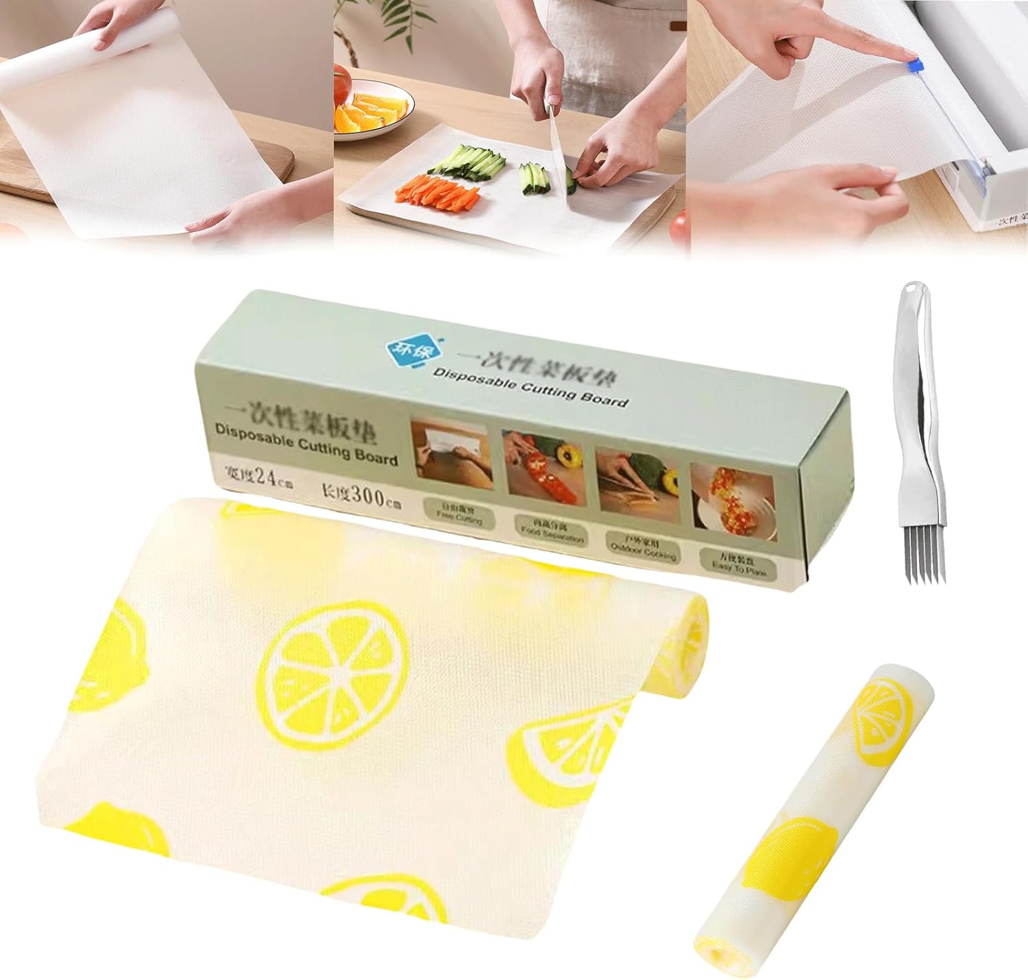 Amazon.com: Disposable Cutting Board,Poe Disposable Cutting Mat ...