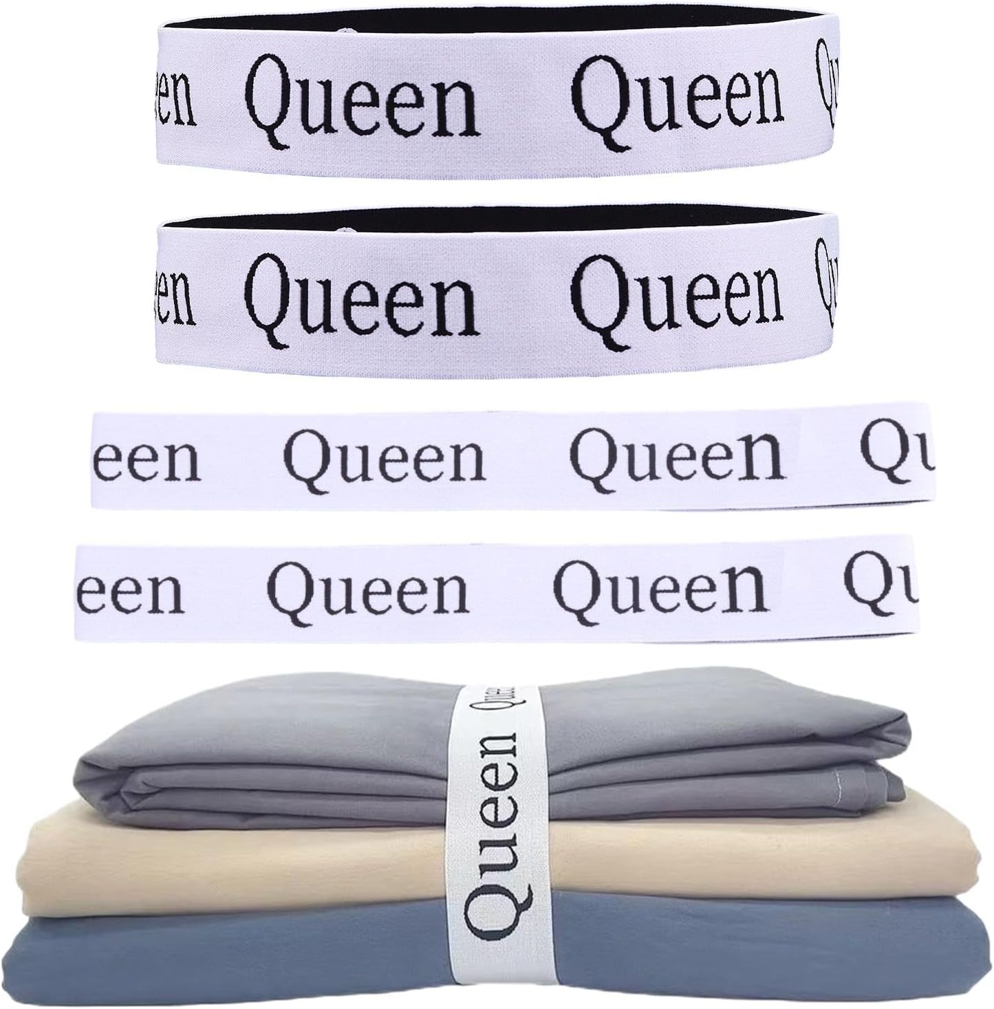 Garzenth 4pcs Bed Sheet Organiser, Elastic Bed Sheet Strap Bedding ...