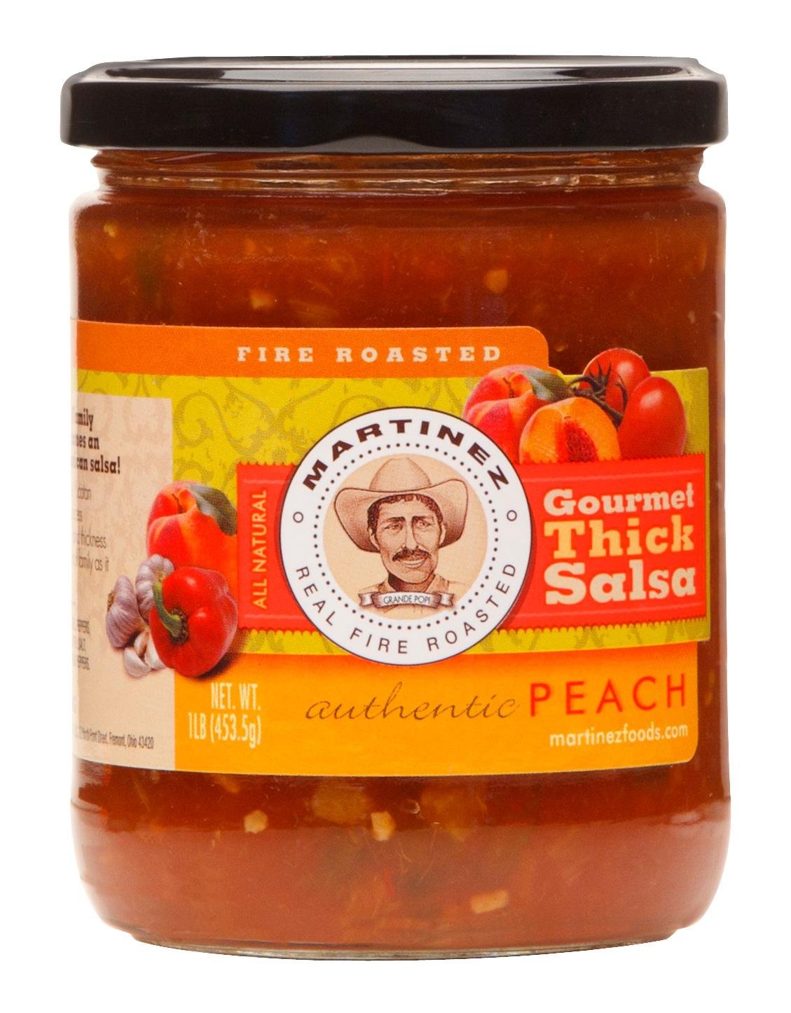 Amazon.com: Martinez Salsa Gourmet Thick Peach 16 Oz Pack Of 6