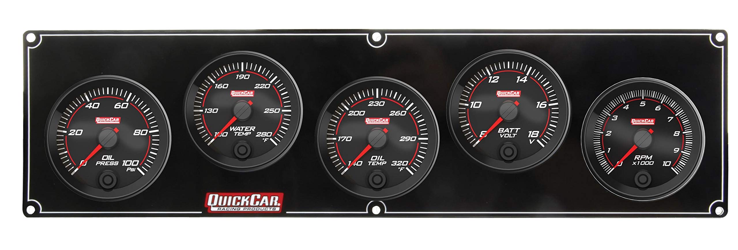 Amazon.com: QuickCar Racing Products Gauge Panel Assembly, Redline, Oil ...
