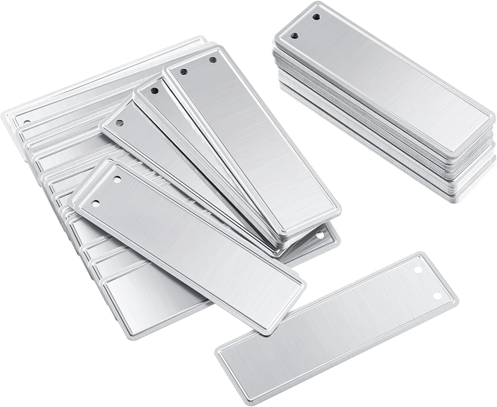 Amazon.com: 300 Pieces Metal Plant Labels Double Sided Metal Plant Tags ...