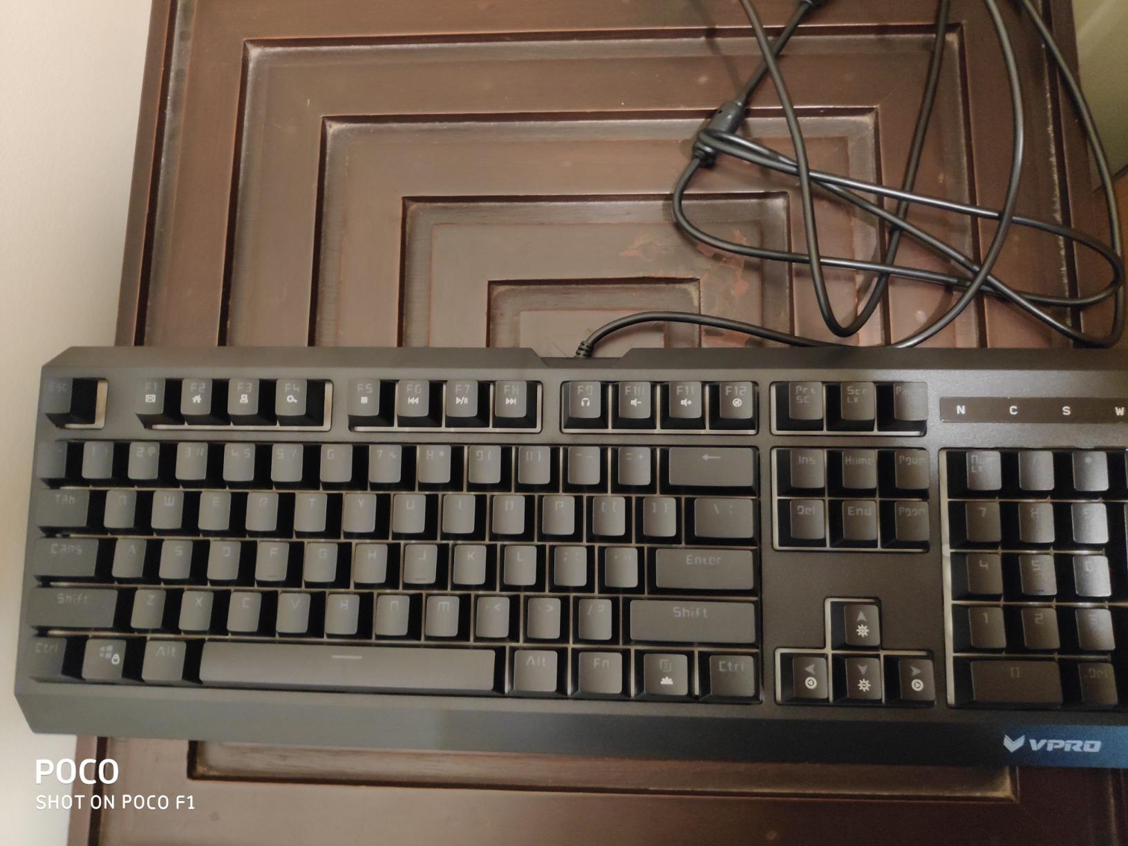 Amazon.in: Buy Rapoo V52S Backlit Gaming Keyboard (Black) Online at Low ...
