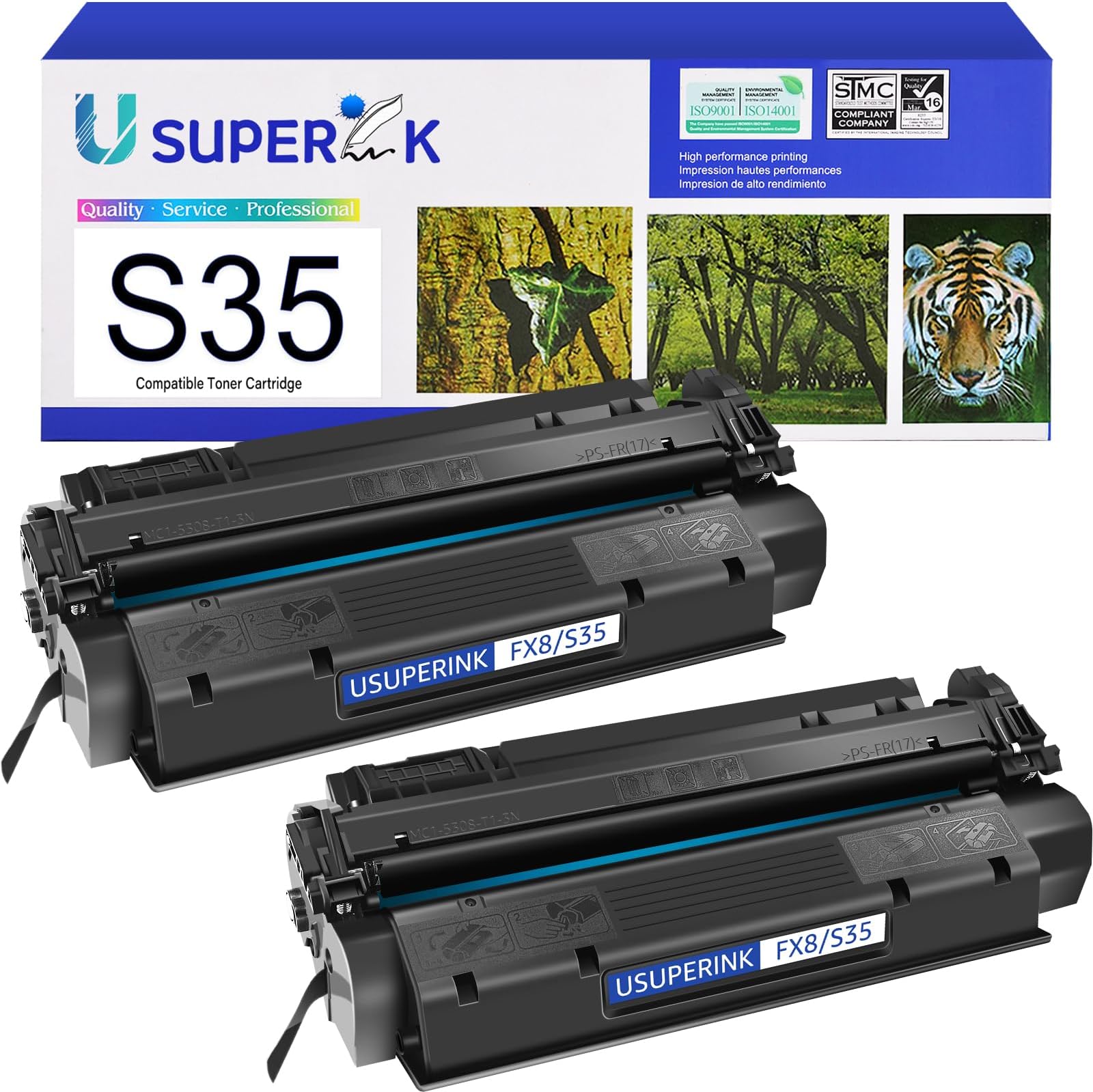 Amazon.com: 1 Black S35 Toner Cartridge Replacement for Canon ...
