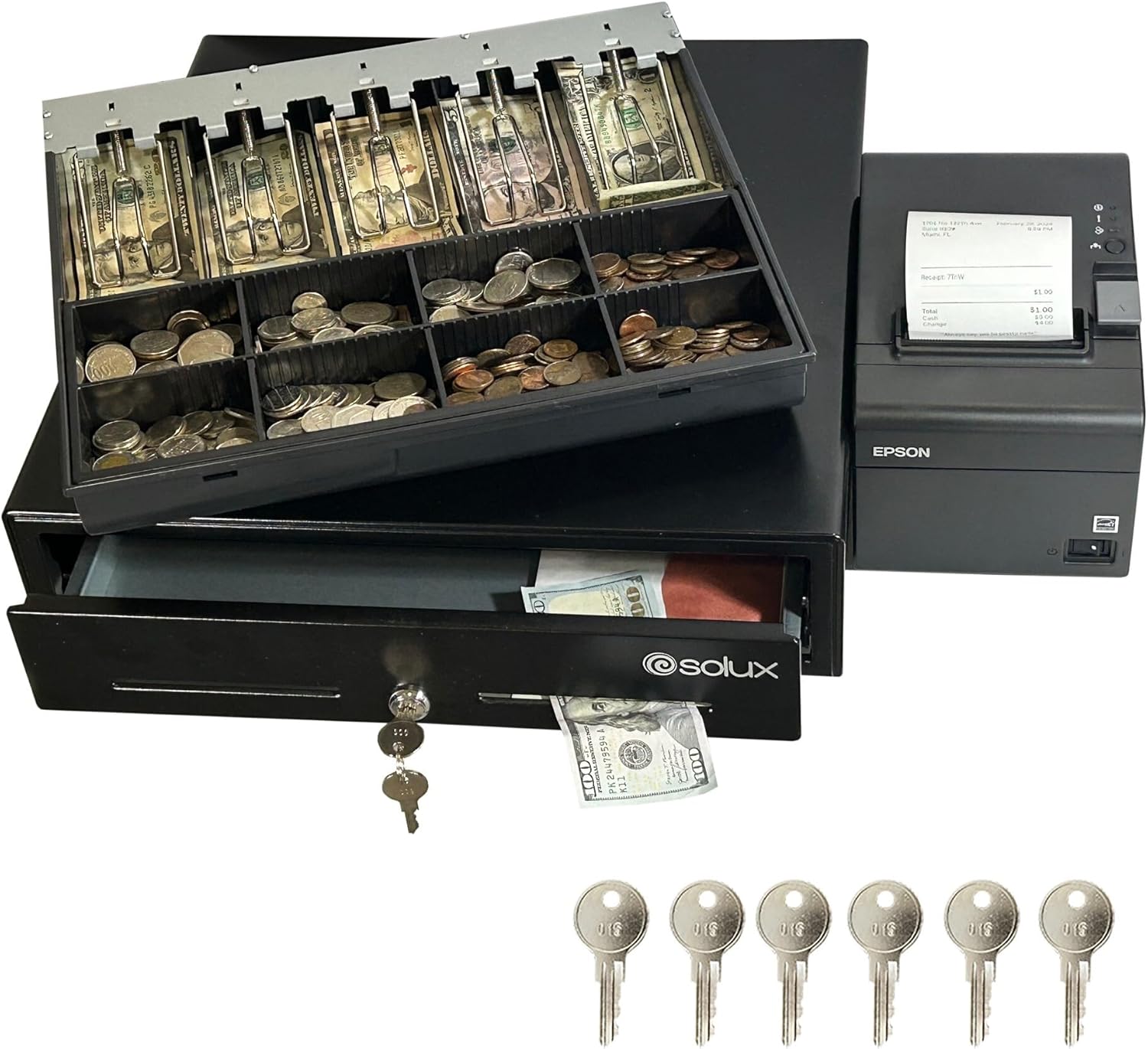 Amazon.com : POS Hardware Bundle for Square System - Square Cash Drawer ...