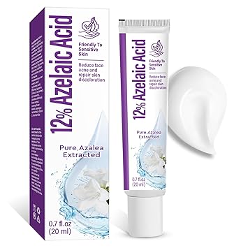 Amazon.com: Azelaic Acid 12% Facial Serum,Skin Brightening Hyaluronic ...