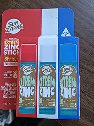Amazon.com: Sun Zapper Extreme Sunscreen Zinc Stick - Red, White, Blue ...