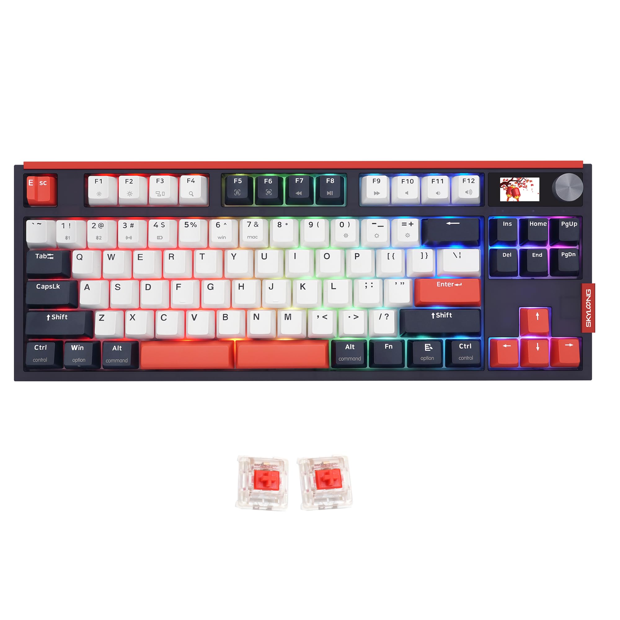Buy MOLGRIA SKYLOONG GK87 Double-Shot Keycaps RGB Backlit Gaming ...