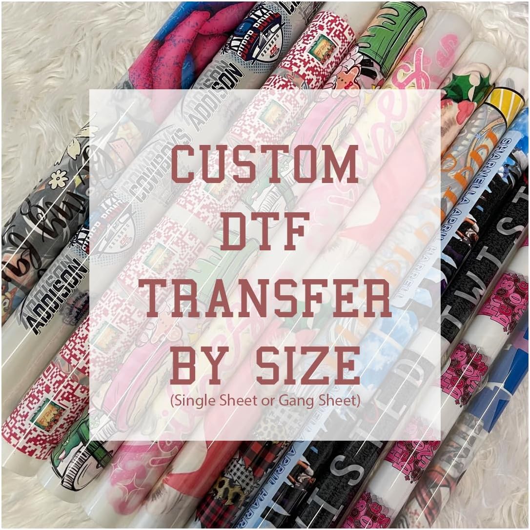 Amazon.com: ElixirStreet Custom DTF Transfer Your Full Color Gang Sheet ...